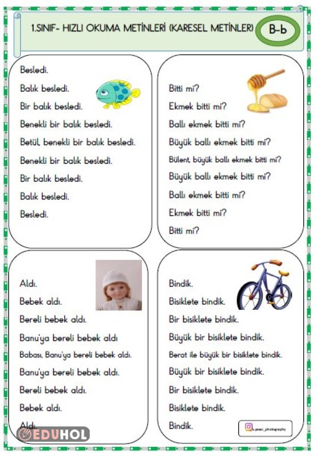 3.Grup Harfler Karesel Metinle... | Eduhol - Ders Videoları İzle Online ...