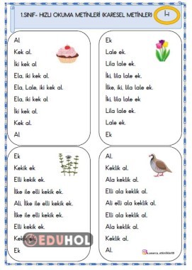 1.Grup Harfler Karesel Metinle... · Eduhol - Etkinlik İndir Oyun Oyna ...