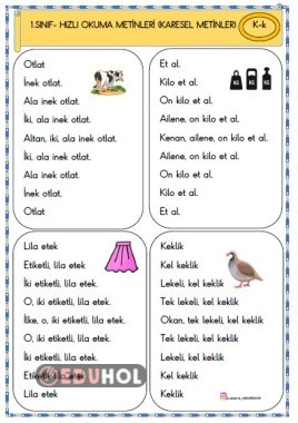 2.Grup Harfler Karesel Metinle... · Eduhol - Etkinlik İndir Oyun Oyna ...