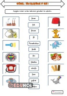 F Harfi - Eşleştirme Etkinliği... · Eduhol - Etkinlik İndir Oyun Oyna ...
