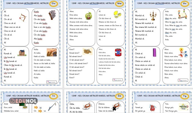 Hızlı Okuma Metinleri-Karesel ... · Eduhol - Etkinlik İndir Oyun Oyna ...
