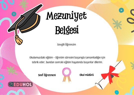 Mezuniyet Belgesi · Eduhol - Etkinlik İndir Oyun Oyna Test Çöz Video İzle Mezuniyet Belgesi · Eduhol - Etkinlik İndir Oyun Oyna Test Çöz Video İzle