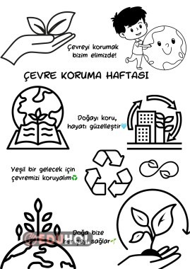 Çevre Koruma Haftası Boyama · Eduhol - Etkinlik İndir Oyun Oyna Test ...