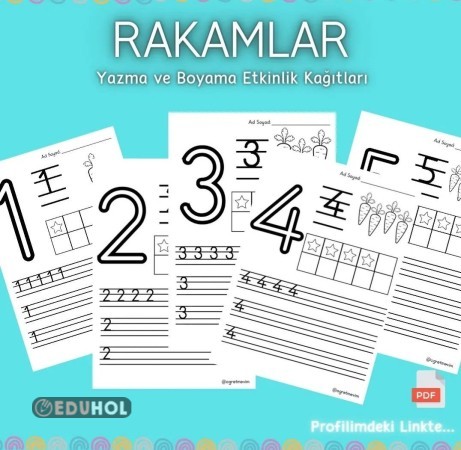 Rakamlar Etkinlik Sayfaları · Eduhol - Etkinlik İndir Oyun Oyna Test ...