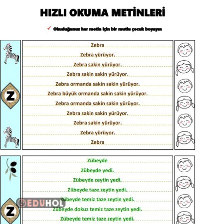 1. Sınıf Hızlı Okuma Metinleri... · Eduhol - Etkinlik İndir Oyun Oyna ...