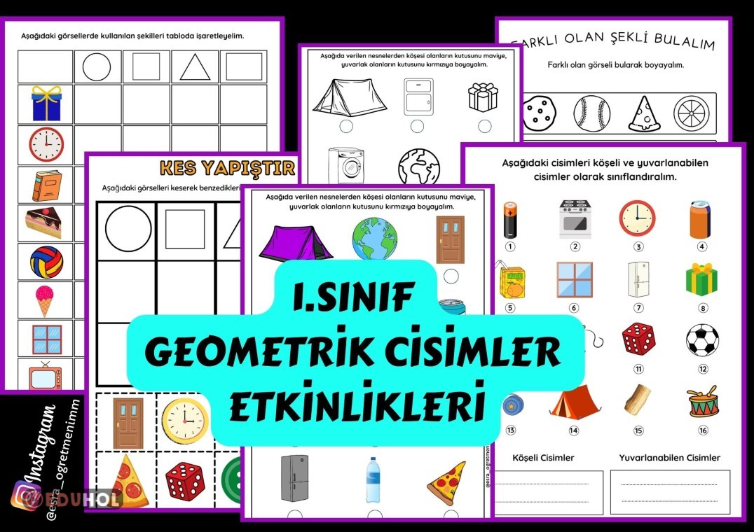 1. Sınıf Geometrik Şekiller-Re... | Eduhol - Ders Videoları İzle Online ...