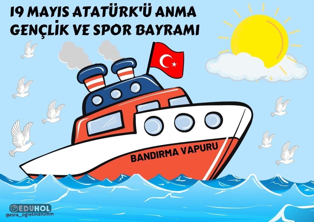 19 Mayıs Renkli Pano Çalışması... | Eduhol - Ders Videoları İzle Online ...