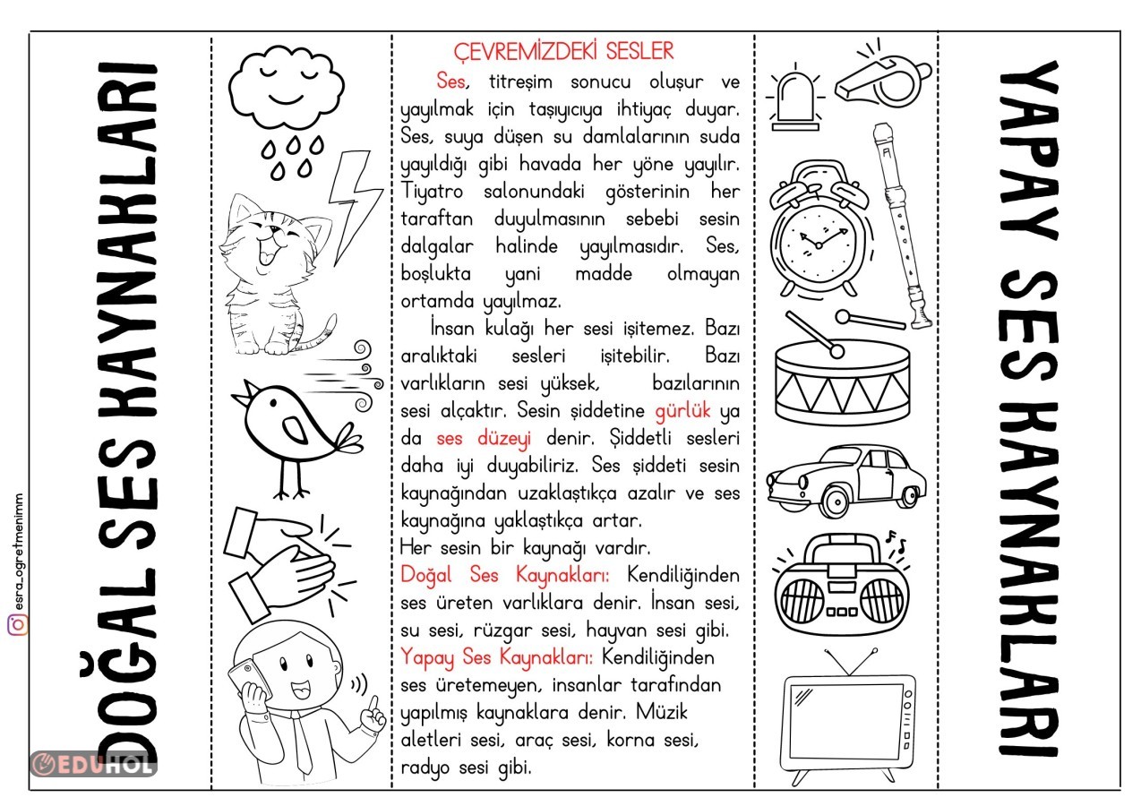 3.Sınıf Çevremizdeki Sesler De... | Eduhol - Ders Videoları İzle Online ...