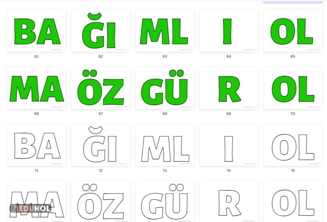 Bağımlı Olma Özgür Ol Yazısı... | Eduhol - Ders Videoları İzle Online ...