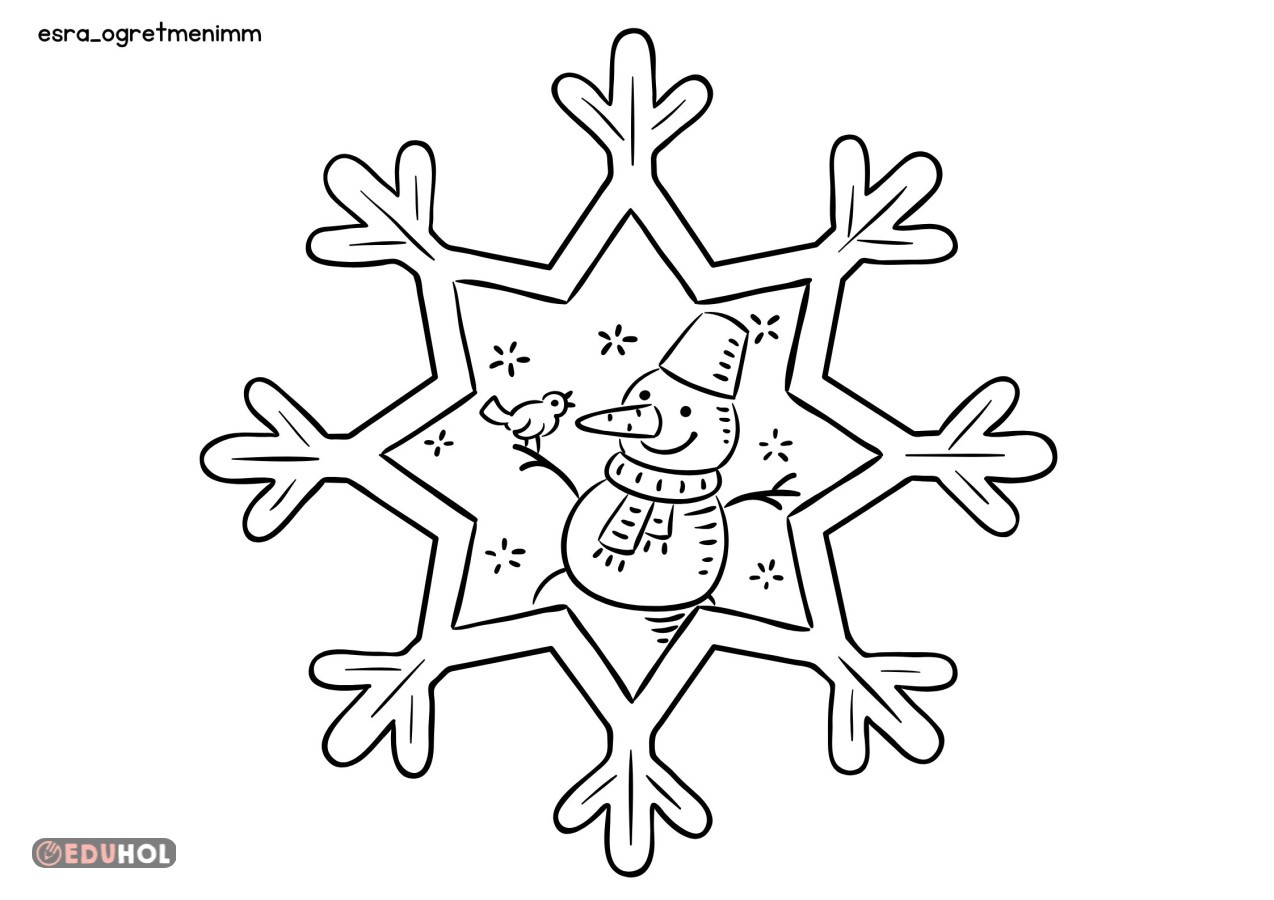 Kar Tanesi Boyama | Eduhol - Ders Videoları İzle Online Test Çöz ...