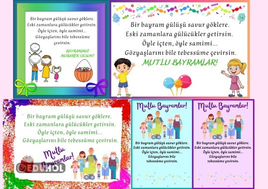 Bayram Hediye Kartları- Farklı... · Eduhol - Etkinlik İndir Oyun Oyna ...