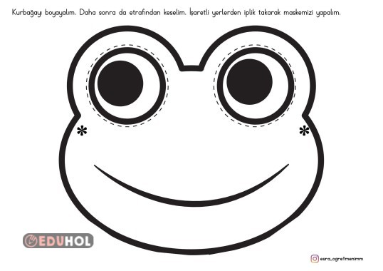 K Sesi Kurbağa Maskesi · Eduhol - Etkinlik İndir Oyun Oyna Test Çöz ...