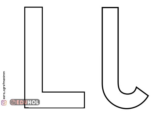 L Sesi Harf Boyama · Eduhol - Etkinlik İndir Oyun Oyna Test Çöz Video İzle