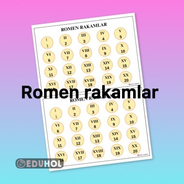 Romen Rakamlar · Eduhol - Etkinlik İndir Oyun Oyna Test Çöz Video İzle