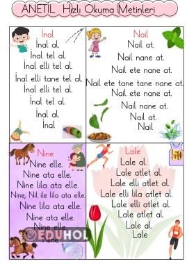 Anetil Grubu Hızlı Okuma Metin... · Eduhol - Etkinlik İndir Oyun Oyna ...