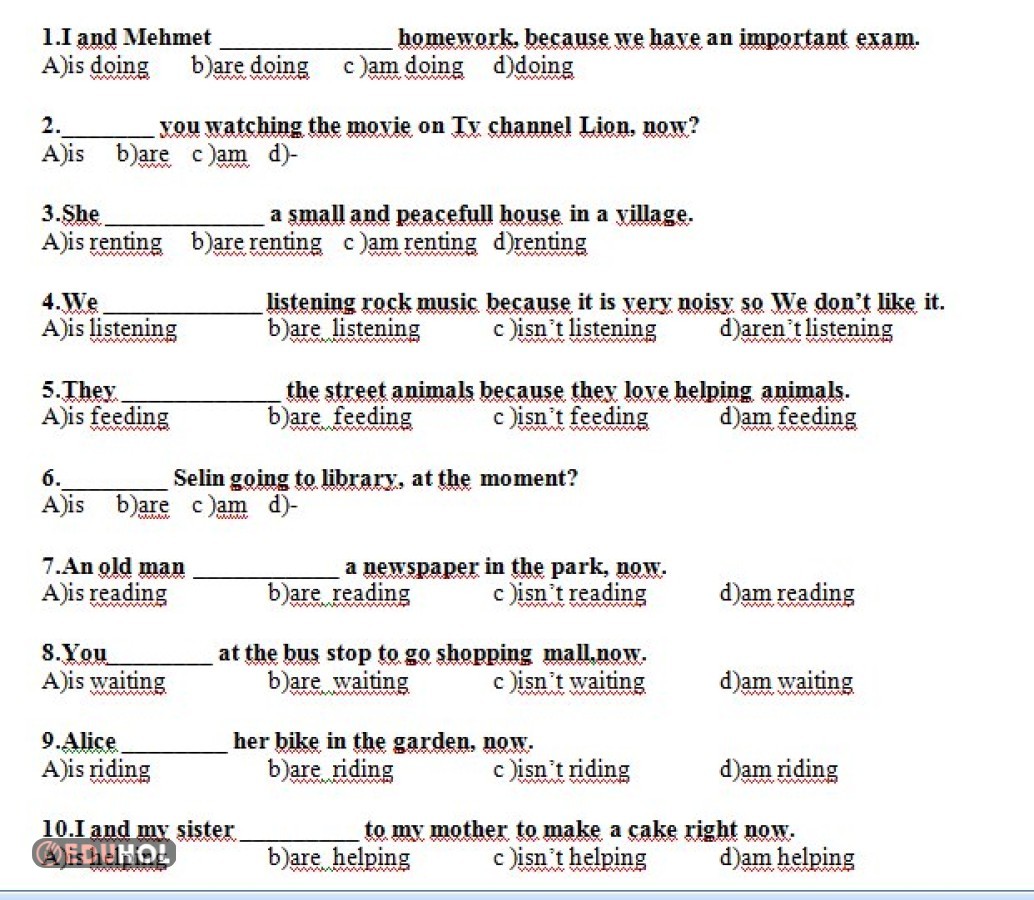 Present Continuous Tense_6Th G... | Eduhol - Ders Videoları İzle Online ...