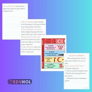 Milli Gün Ve Bayramlar Defter ... · Eduhol - Etkinlik İndir Oyun Oyna ...