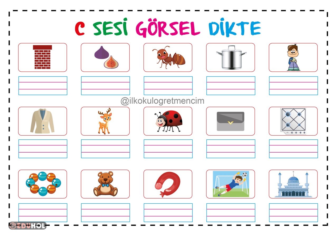 C Sesi Görsel Dikte | Eduhol - Ders Videoları İzle Online Test Çöz ...