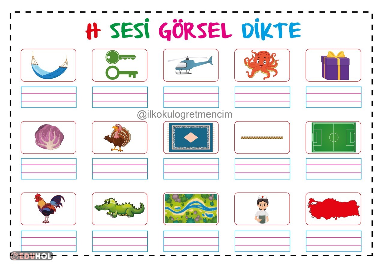 H Sesi Görsel Dikte | Eduhol - Ders Videoları İzle Online Test Çöz ...