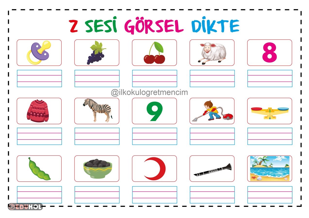 Z Sesi Görsel Dikte | Eduhol - Ders Videoları İzle Online Test Çöz ...