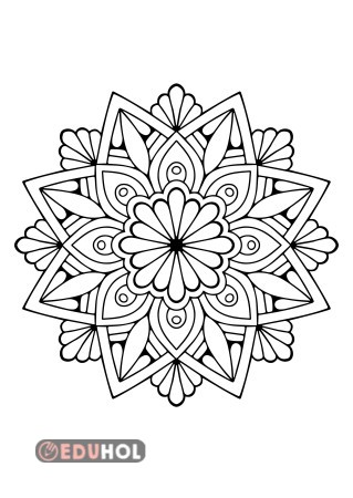 Mandala Boyama - 2 · Eduhol - Etkinlik İndir Oyun Oyna Test Çöz Video İzle