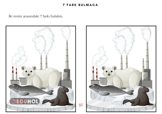 7 Fark Bulmaca · Eduhol - Etkinlik İndir Oyun Oyna Test Çöz Video İzle