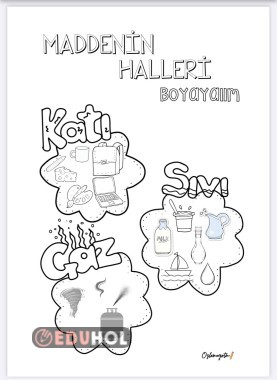 Maddenin Halleri Boyama · Eduhol - Etkinlik İndir Oyun Oyna Test Çöz ...