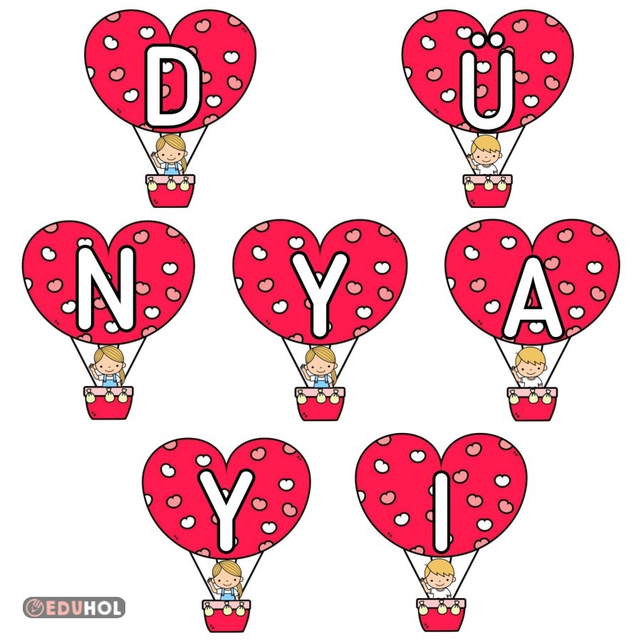 Sevgi Günü Pano Yazısı | Eduhol - Ders Videoları İzle Online Test Çöz ...