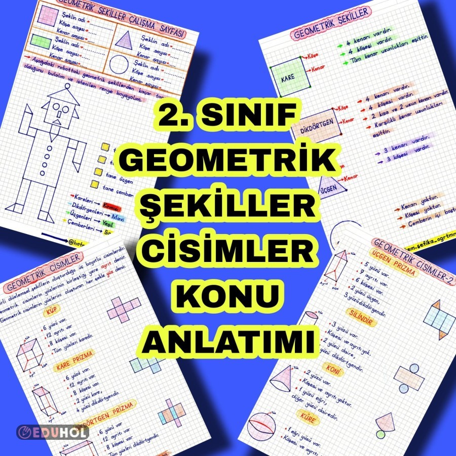 2. Sınıf Matematik Geometrik Ş... | Eduhol - Ders Videoları İzle Online ...