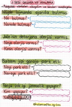 J Sesi Okuma Anlama · Eduhol - Etkinlik İndir Oyun Oyna Test Çöz Video İzle