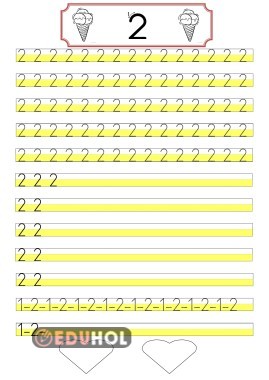 2 Rakamı · Eduhol - Etkinlik İndir Oyun Oyna Test Çöz Video İzle