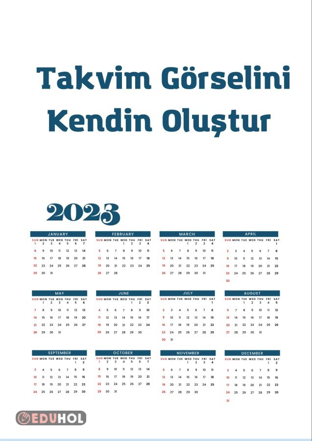 Takvim Hazırlama | Eduhol - Ders Videoları İzle Online Test Çöz ...