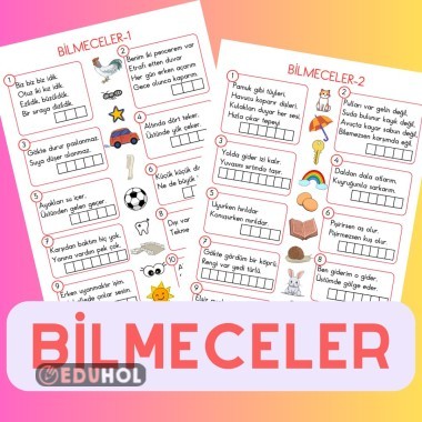 1.Sınıf Bilmeceler · Eduhol - Etkinlik İndir Oyun Oyna Test Çöz Video İzle