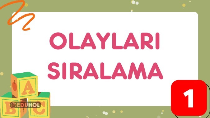 1.Sınıf Türkçe Olayları Sırala... · Eduhol - Etkinlik İndir Oyun Oyna ...