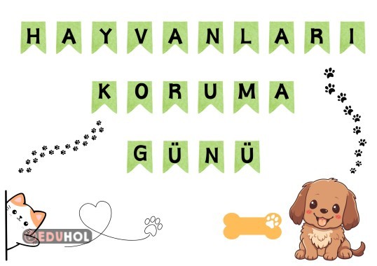 Hayvanları Koruma Günü Pano · Eduhol - Etkinlik İndir Oyun Oyna Test ...