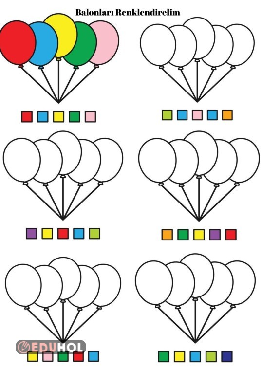 Renklendirme | Eduhol - Ders Videoları İzle Online Test Çöz Etkinlik İndir