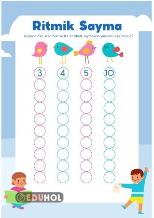 Ritmik Sayma · Eduhol - Etkinlik İndir Oyun Oyna Test Çöz Video İzle