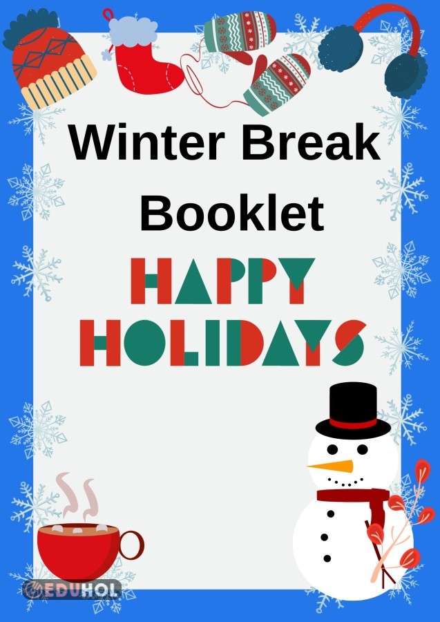 Winter Break Booklet | Eduhol - Ders Videoları İzle Online Test Çöz ...