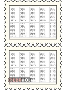Çarpım Tablosu · Eduhol - Etkinlik İndir Oyun Oyna Test Çöz Video İzle