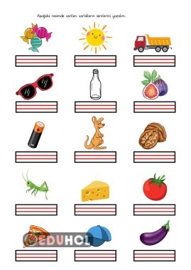 Görsel Dikte Çalışması · Eduhol - Etkinlik İndir Oyun Oyna Test Çöz ...