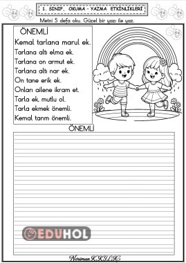 M-Metin Okuma-Yazma Çalışması... · Eduhol - Etkinlik İndir Oyun Oyna ...