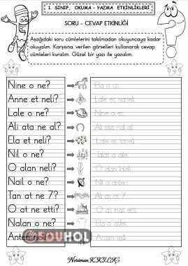 O-Soru-Cevap Etkinliği-1 · Eduhol - Etkinlik İndir Oyun Oyna Test Çöz ...