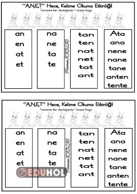 ''Anet'' H... · Eduhol - Etkinlik İndir Oyun Oyna Test Çöz Video İzle