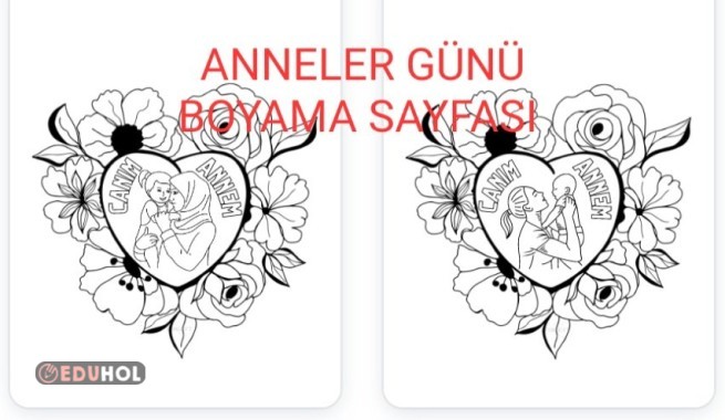 Anneler Günü Boyama Sayfası 4... · Eduhol - Etkinlik İndir Oyun Oyna ...