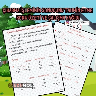 Çıkarma İş. Sonucunu Tahmin Et... · Eduhol - Etkinlik İndir Oyun Oyna ...