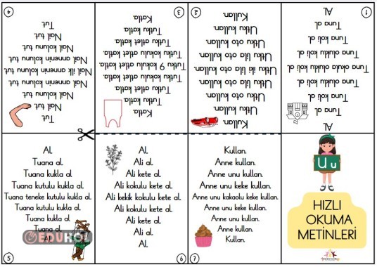 U Sesi Hızlı Okuma Metinleri M... · Eduhol - Etkinlik İndir Oyun Oyna ...