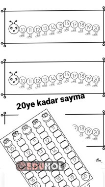 20'Ye Kadar Sayma · Eduhol - Etkinlik İndir Oyun Oyna Test Çöz Video İzle
