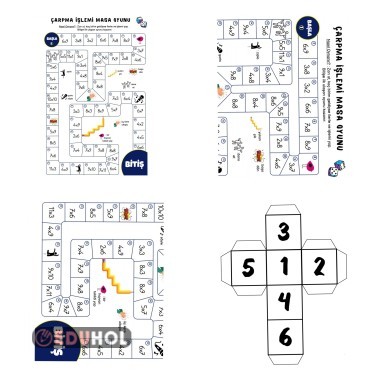 Çarpma İşlemi Masa Oyunu · Eduhol - Etkinlik İndir Oyun Oyna Test Çöz ...