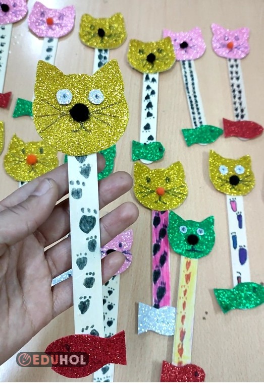 Dil Çubuğu Kedili Kitap Ayracı... | Eduhol - Ders Videoları İzle Online ...