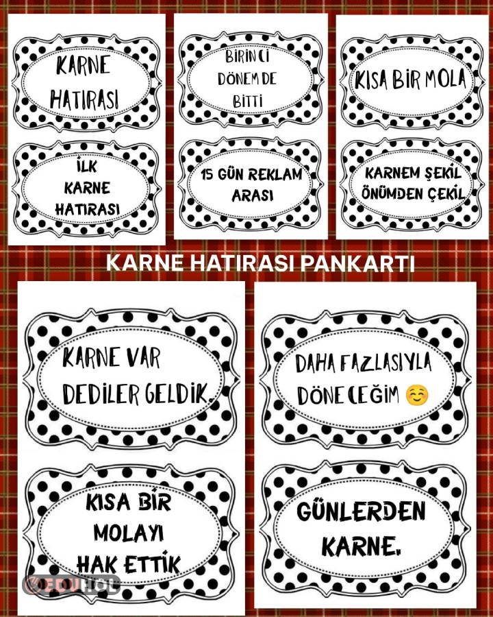 Karne Hatırası Pankartı 15 Tat... | Eduhol - Ders Videoları İzle Online ...